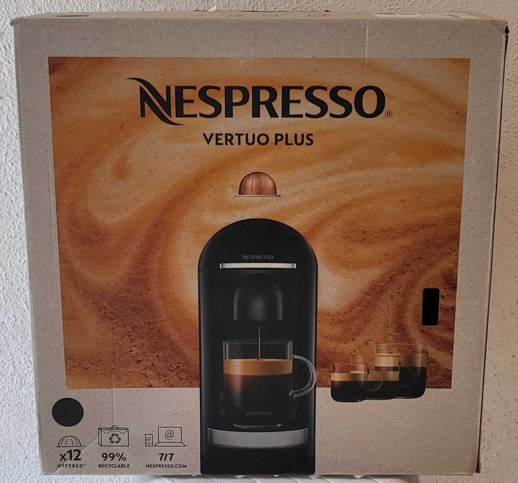 Máquina de Café Nespresso Vertuo Plus GCB2, Nova Oeiras E São Julião Da ...