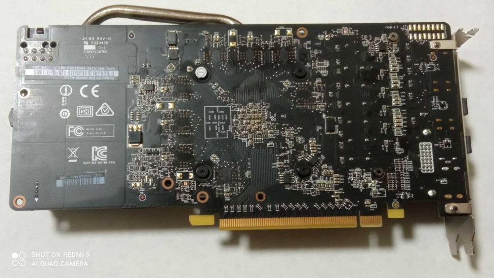 Відеокарта MSI Radeon RX 570 Armor 4GB ОС і карта XFX RX 570 8 GB: 1 ...