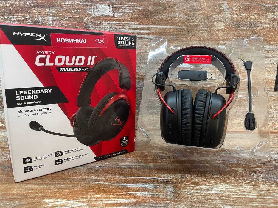 Топовая гарнитура HyperX Cloud 2 Wireless +7.1: 3 550 грн. - Навушники Кривий Ріг на Olx