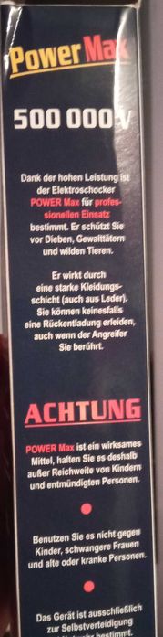 Paralizator ESP POWER MAX o mocy 500 000 V Stargard • OLX.pl