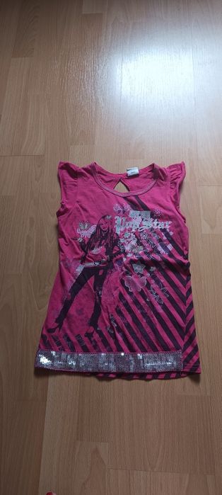 Koszulka z krótkim rękawem Hannah Montana 116 122 Katowice Śródmieście • OLX.pl