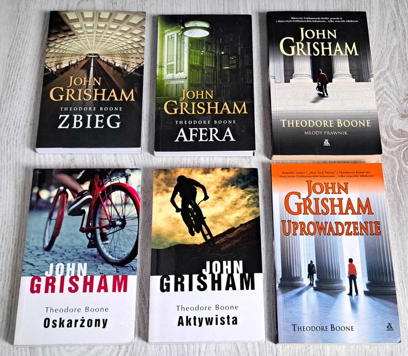 Grisham Theodore Boone Młody prawnik Uprowadzeni Oskarżony Zbieg Afera ...