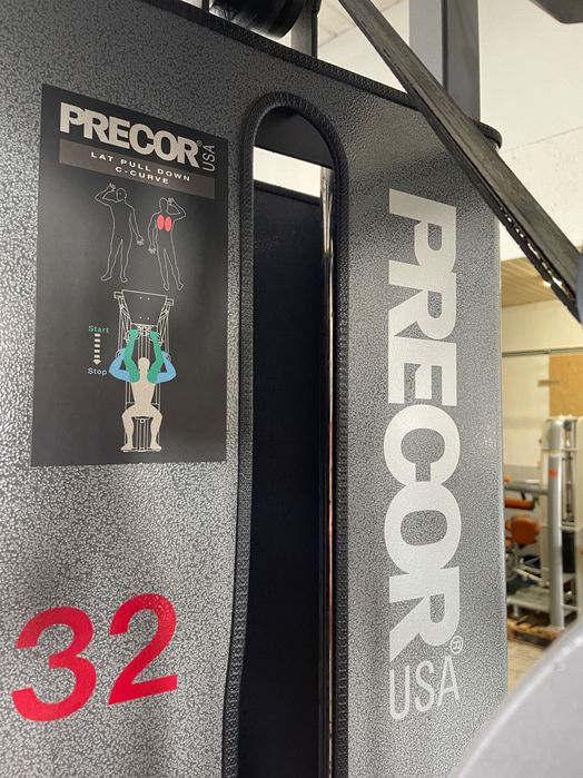 Precor USA Lat Pulldown c Curve dual maszyna na plecy grzbiet Zamość ...