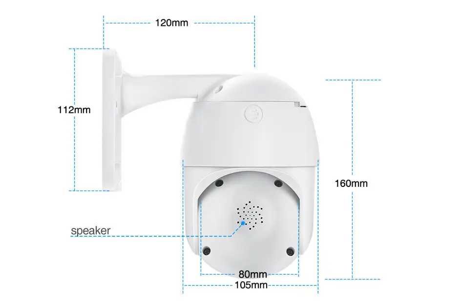 Ip камера цифрова Відеокамера для будинку Wifi камера вулична 699 грн