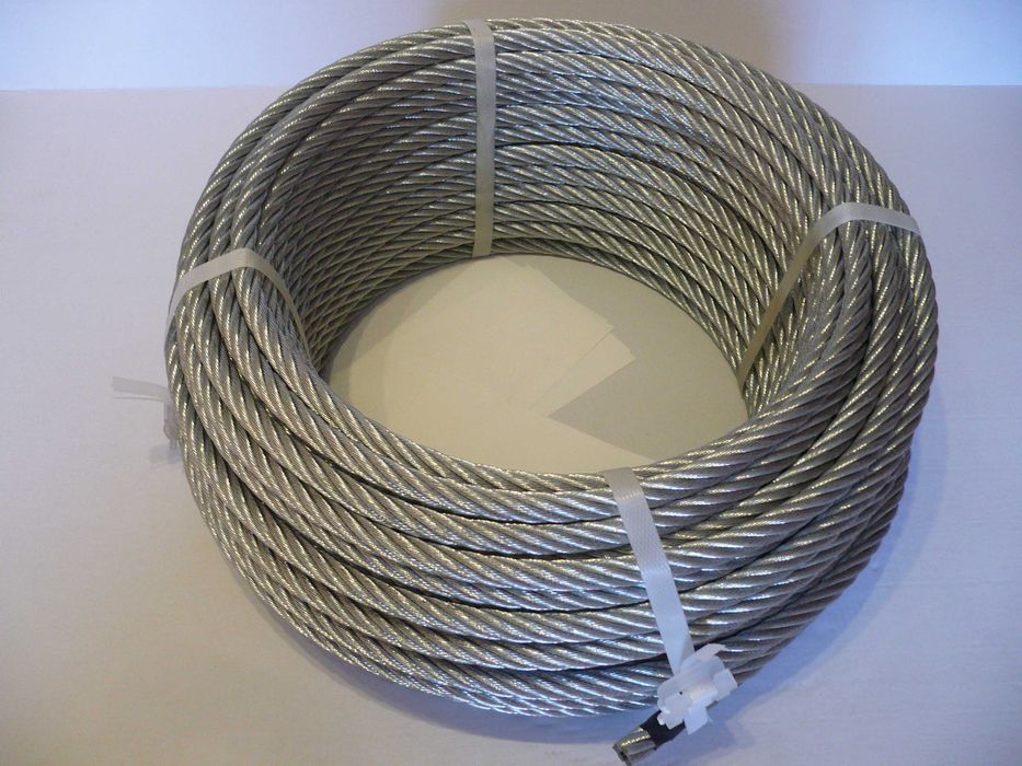 Lina stalowa 8mm 6x19 ocynk wyciąg nacią Włocławek • OLX.pl