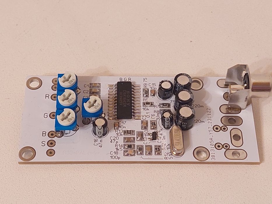 RGB-PAL coder (SONY CXA1645)для "ретро" компьютеров ZX Spectrum и др ...