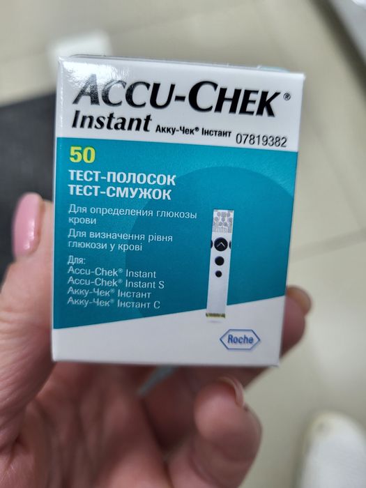 Тест-смужки для глюкометра Accu-chek Instant: 150 грн. - Інша техніка ...