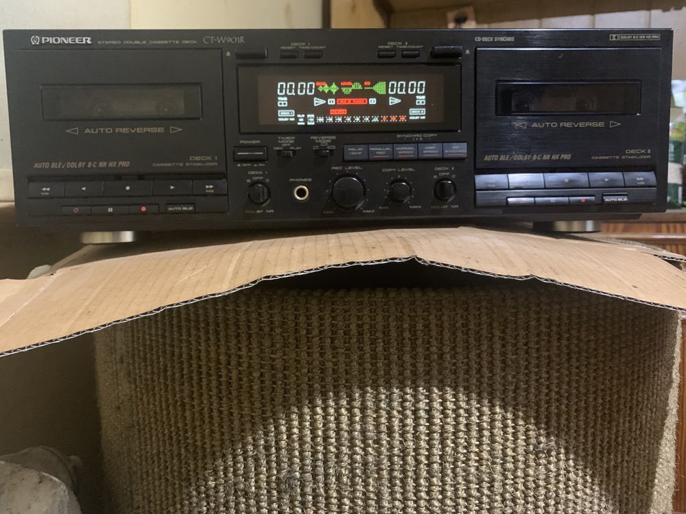 Dwukasetowy Magnetofon Deck Pioneer Ct W 901 R Ostrów