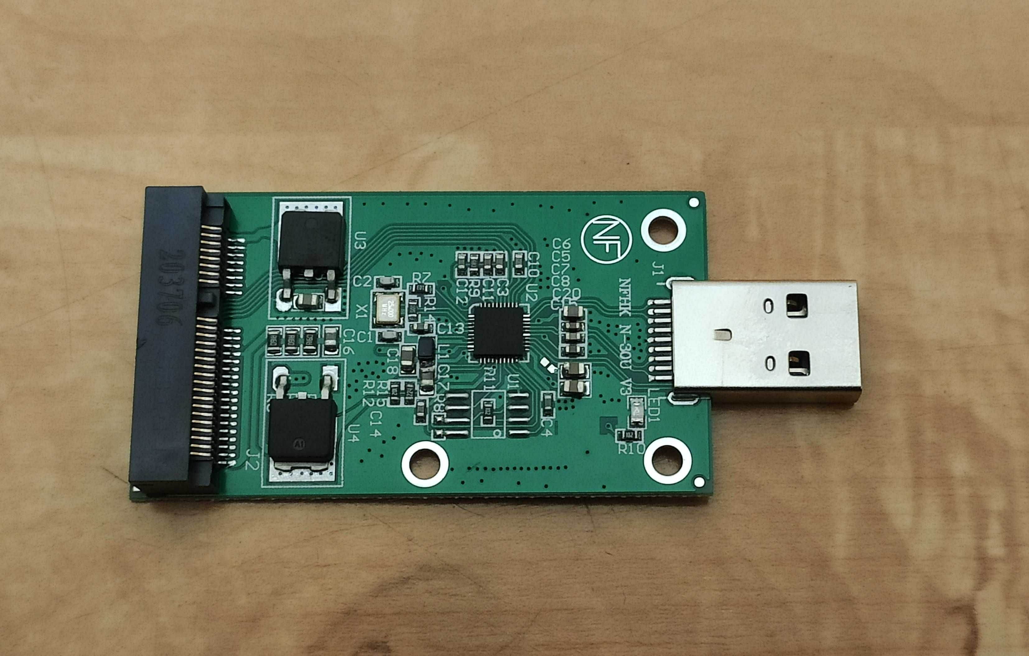 Внешний карман для SSD дисков mSATA на USB 3.0 и USB type-C: 240 грн ...