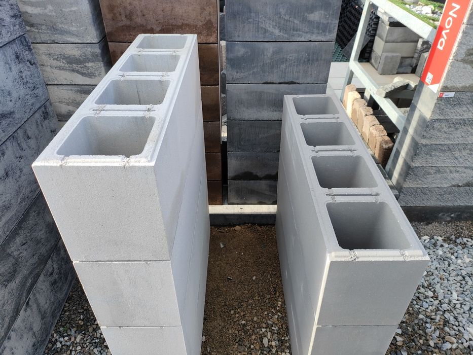 Ogrodzenie pustak ogrodzeniowy 100*30x25 mur płot Kraków Bieńczyce • OLX.pl