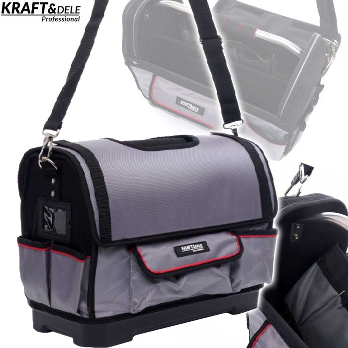 KRAFT&DELE Torba Narzędziowa Monterska Z Klapą Organizer 18" KD2038 ...