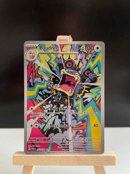 Karta Pokemon TCG Loudred Paradox Rift PAR 212 Poznań Grunwald • OLX.pl