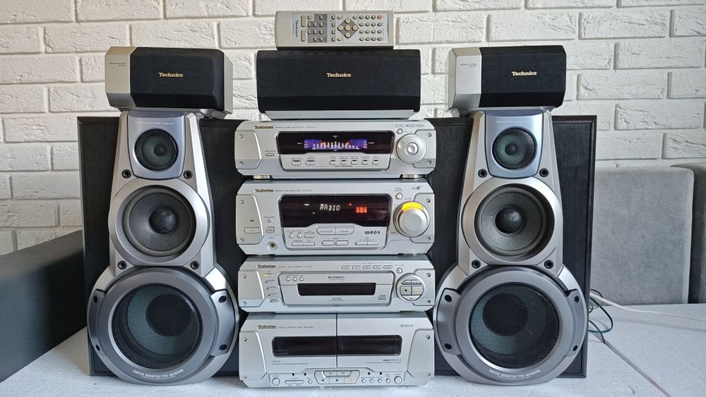 Technics EH760 wieża, kolumny, pilot Lubin • OLX.pl