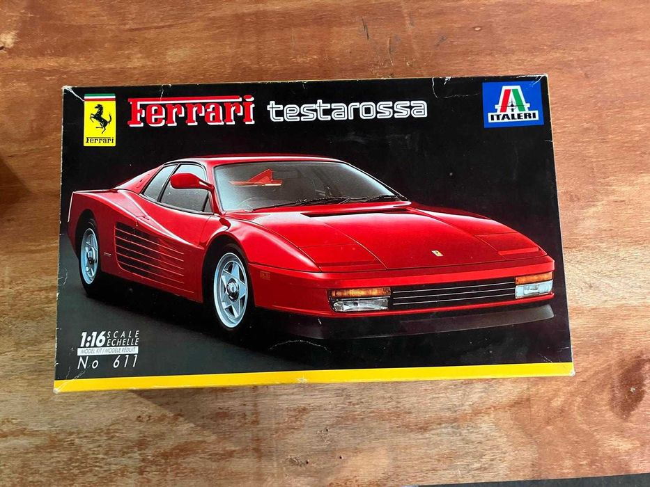 Carrinho coleção, escala 1:16 - ferrari testarossa model kit Alvalade ...