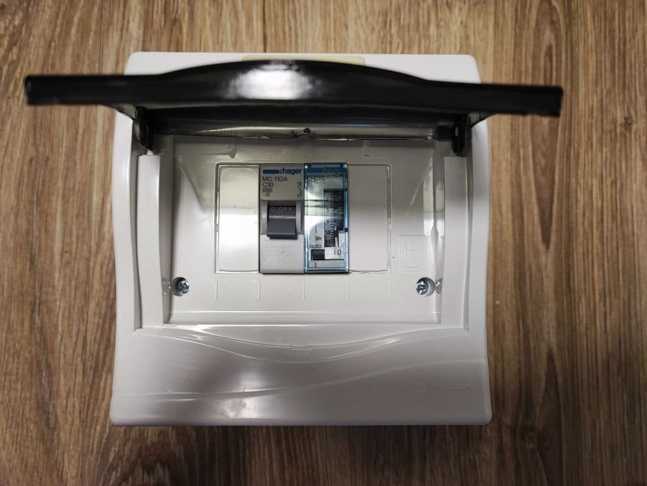 Таймер суточный Hager EH010 16А 1НO реле времени в сборе щиток автомат ...