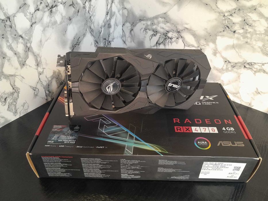 Відеокарта Asus Rog strix rx 470 4gb: 2 000 грн. - Комплектуючі та ...