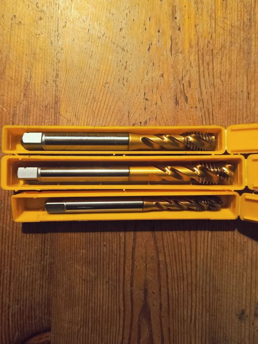 Gwintowniki skrętne M8 M10 M12 Fanar nowe zestaw 2-przejścia / 3-przej ...