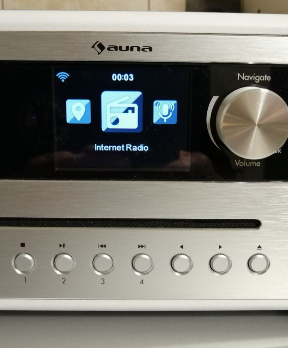 Radio Internetowe Auna silver star, WIFI, CD, AUX, USB, FM, Bluetooth Obrowo • OLX.pl