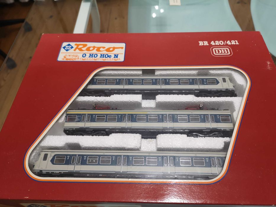Roco H0 43002 BR 420/421 com caixa original e extras, analógico. Beato ...