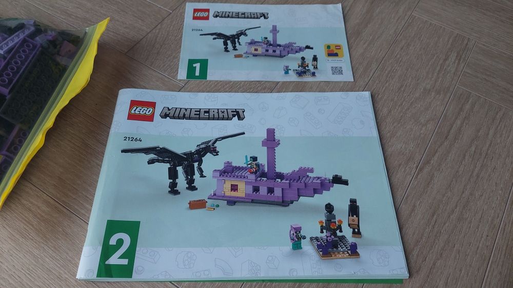 Lego Minecraft 21264 Smok Kresu i Statek Kresu. Polecam! Stan bdb ...