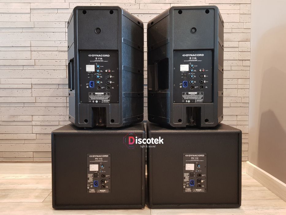 Dynacord D11A + PS112 | Aktywny zestaw | Pokrowce | RCF, FBT, QSC ...