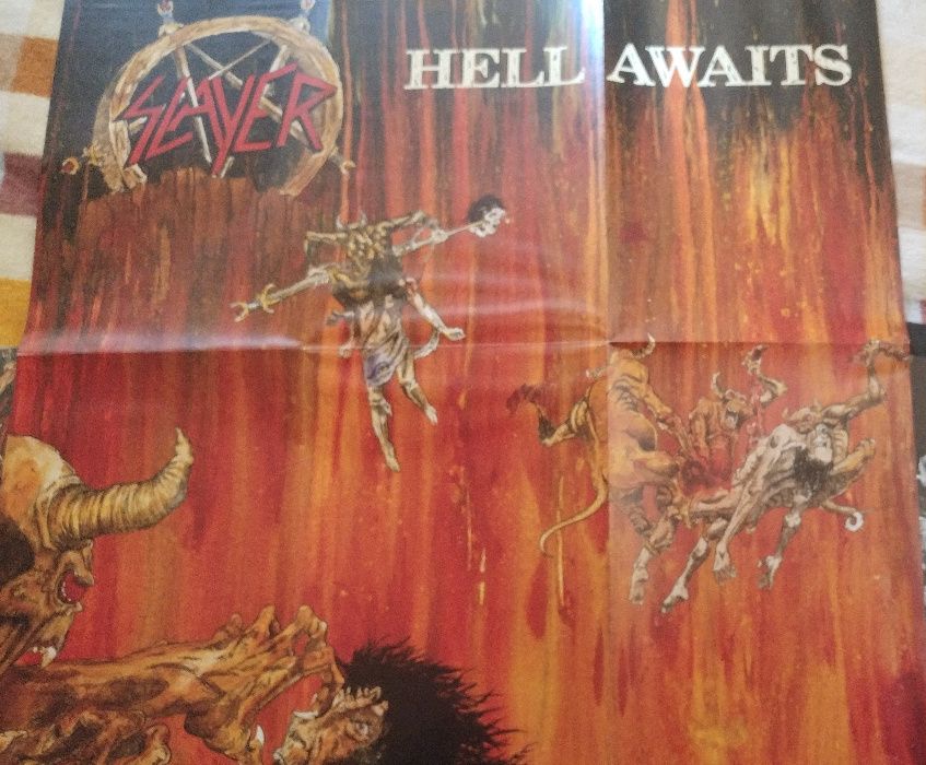 Slayer ‎– Hell Awaits LP + Poster: 1 600 грн. - CD / DVD / Платівки ...
