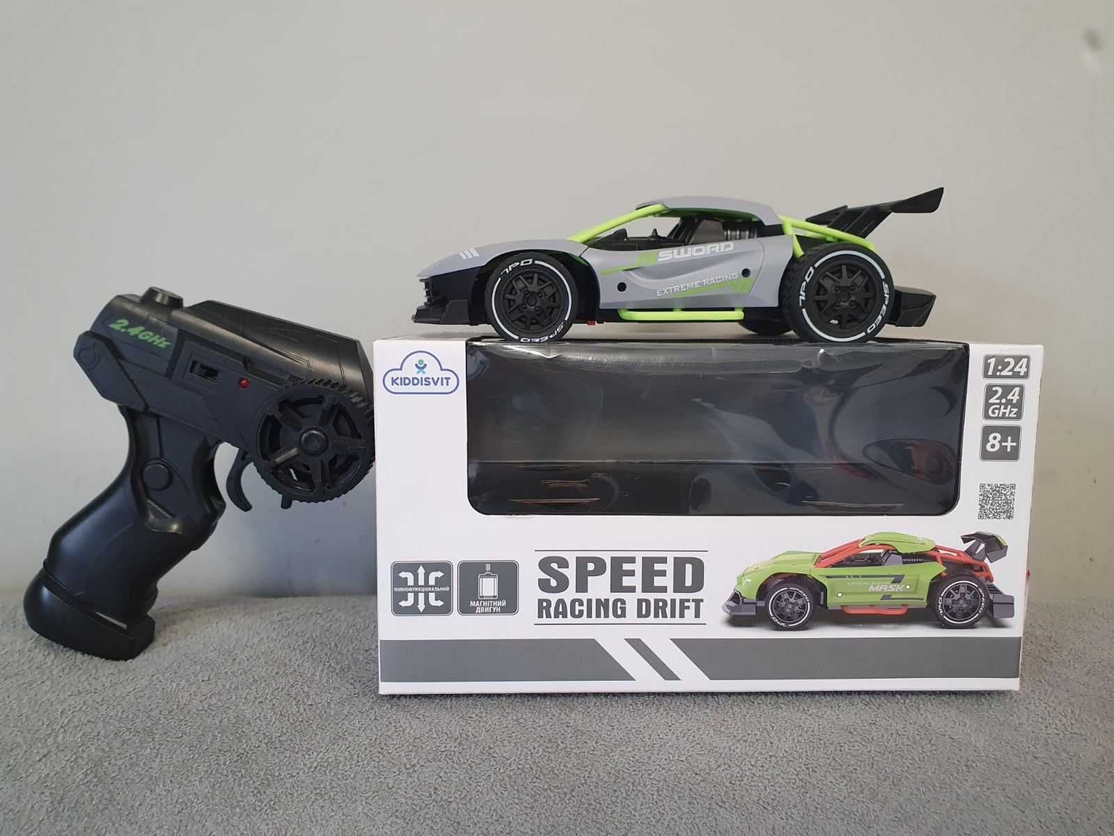 Машина на пульті керування Speed racing drift сіра перегони: 580 грн ...