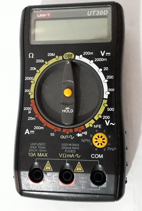 Multímetro digital compacto UNI-T UT30D Usado Sintra • OLX Portugal