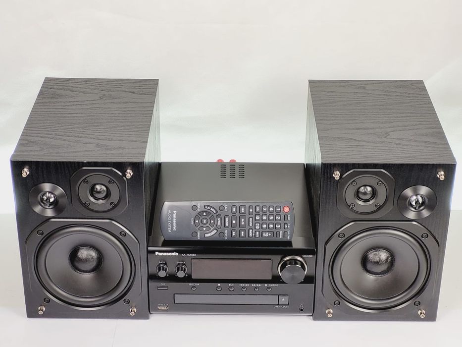 Panasonic SA PMX 80 kolumny SB PMX 70 wieża cd wzmacniacz BT Warszawa ...