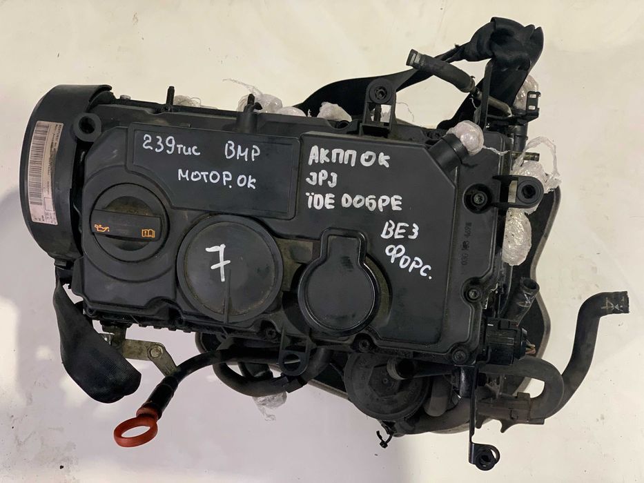 Мотор пассат б6 2.0 tdi двигатель passat b6 BMP 103kw 140 двигун бмп ...