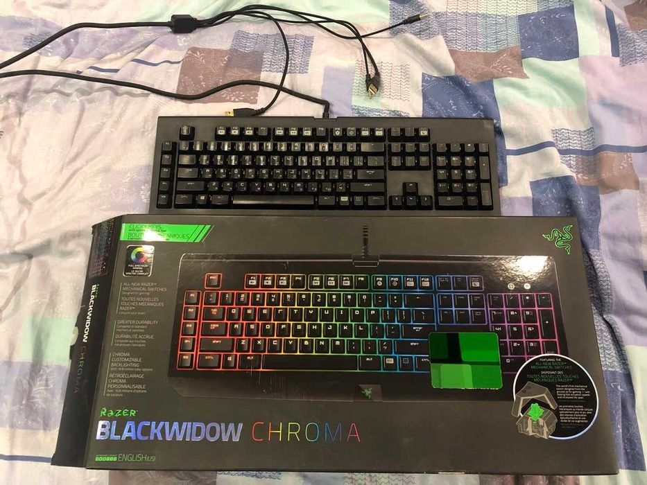 Клавиатура Razer Blackwidow Chroma игровая с подсветкой Разер: 1 800 ...