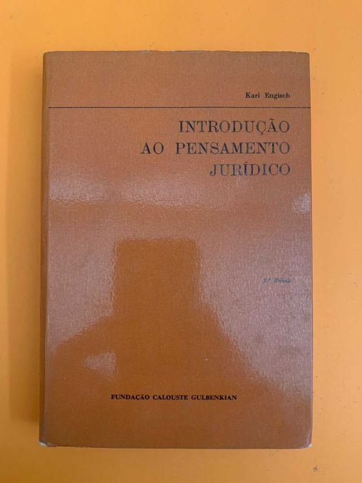 Introdução Ao Pensamento Jurídico - Karl Engisch Cascais E Estoril ...