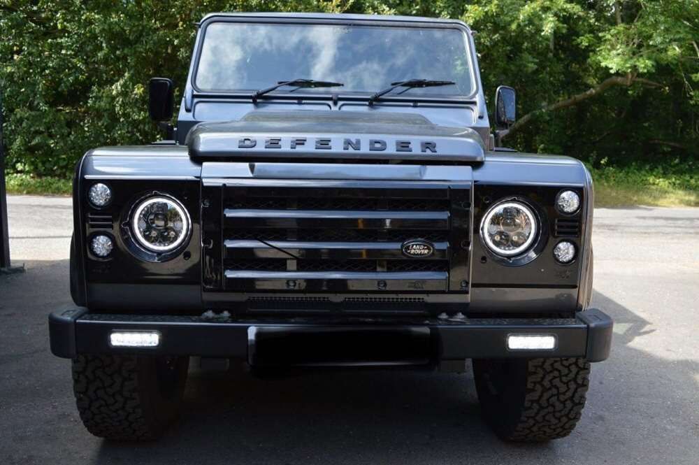 Par Farois Ópticas Led Angel Eyes Land Rover Defender Jeep Wrangler ...