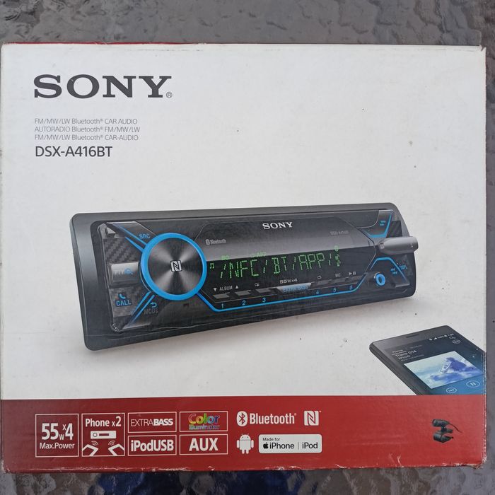 Radio samochodowe SONY DSX-A416BT Bluetooth Stojadła • OLX.pl