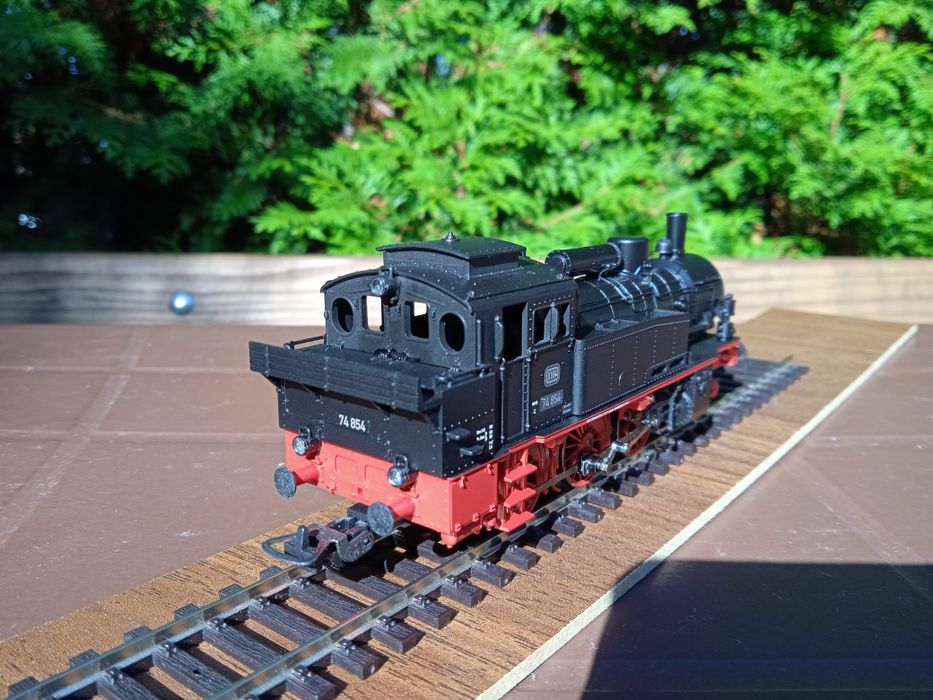 Kolejka H0 - parowóz BR74 Trix jak Piko Roco ,gniazdo DCC na PKP Oki2 ...
