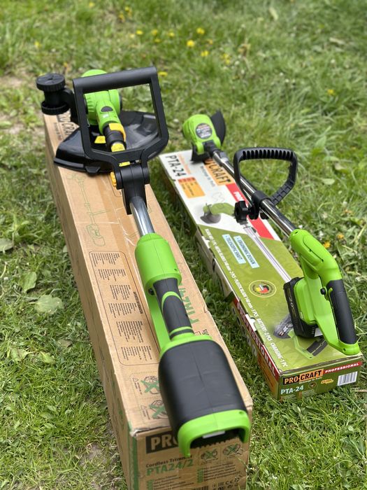 Акумуляторний тример Procraft PTA24/2тример мотокоса: 2 200 грн. - Електроінструмент Рівне на Olx