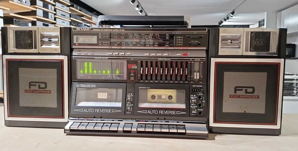 Radiomagnetofon SHARP WF-939 można dołożyć bluetooth Warszawa Mokotów • OLX.pl
