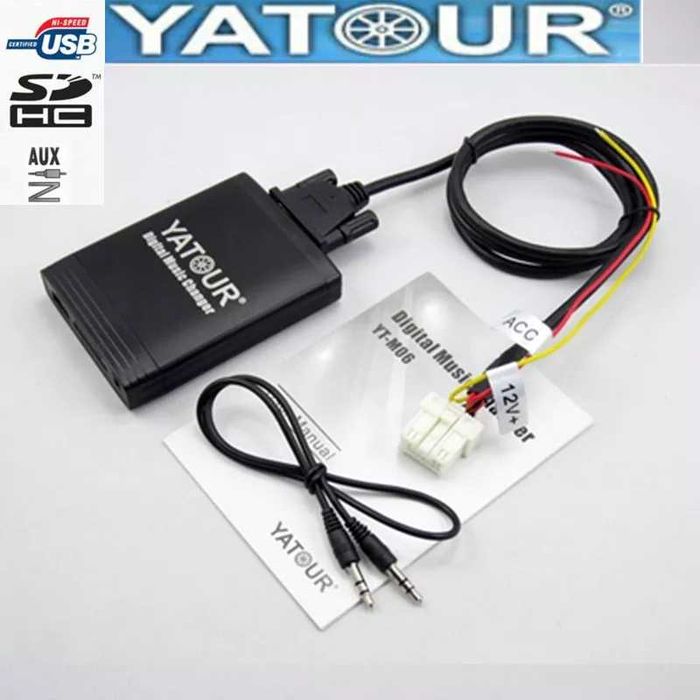 USB AUX адаптер Yatour YT-M06 для штатной магнитолы Nissan Infiniti: 2 199 грн. - Кабелі ...