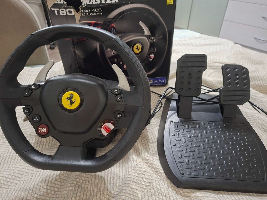 Ігрове кермо Thrustmaster T80 Ferrari 488 GTB Edition, 3200 грн, нове ...