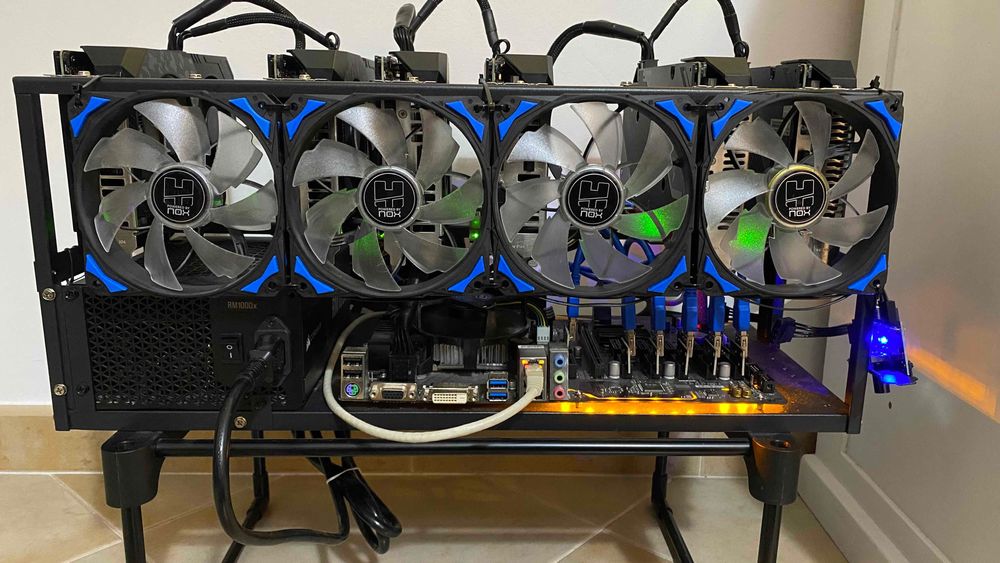 Mining RIG de 6 Placas Gráficas ASUS GTX 1660 SUPER/Ti Sé E São ...