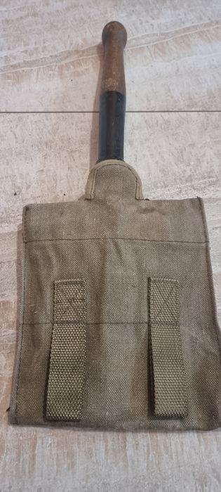 Pokrowiec na saperke wojskową brezentowy oryginalny lwp saperka łopata ...