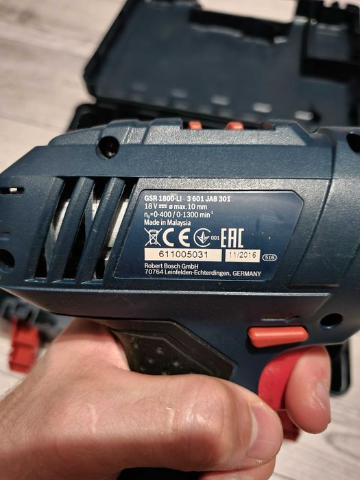 !! НОВЫЙ !! Шуруповерт Bosch GSR 1800-LI Professional ( ORIGINAL ): 3 ...