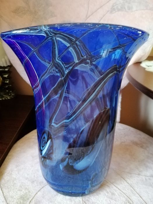 Ваза скляна ручна робота антикваріат 777 грн Предмети мистецтва Львів на Olx