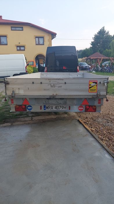 Przyczepa laweta samochodowa przyczepka ciężarowa towarowa DMC 2600 kg Iłża • OLX.pl