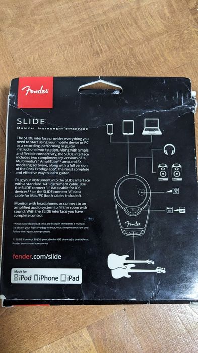Fender slide audio interface: 2 000 грн. - Електрогітари Пашківці на Olx