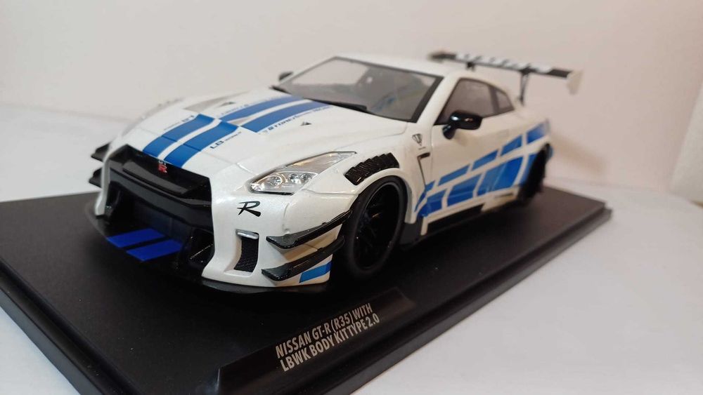 1/18 Nissan GT-R R35 Paul Walker - Solido Rio Maior • OLX.pt