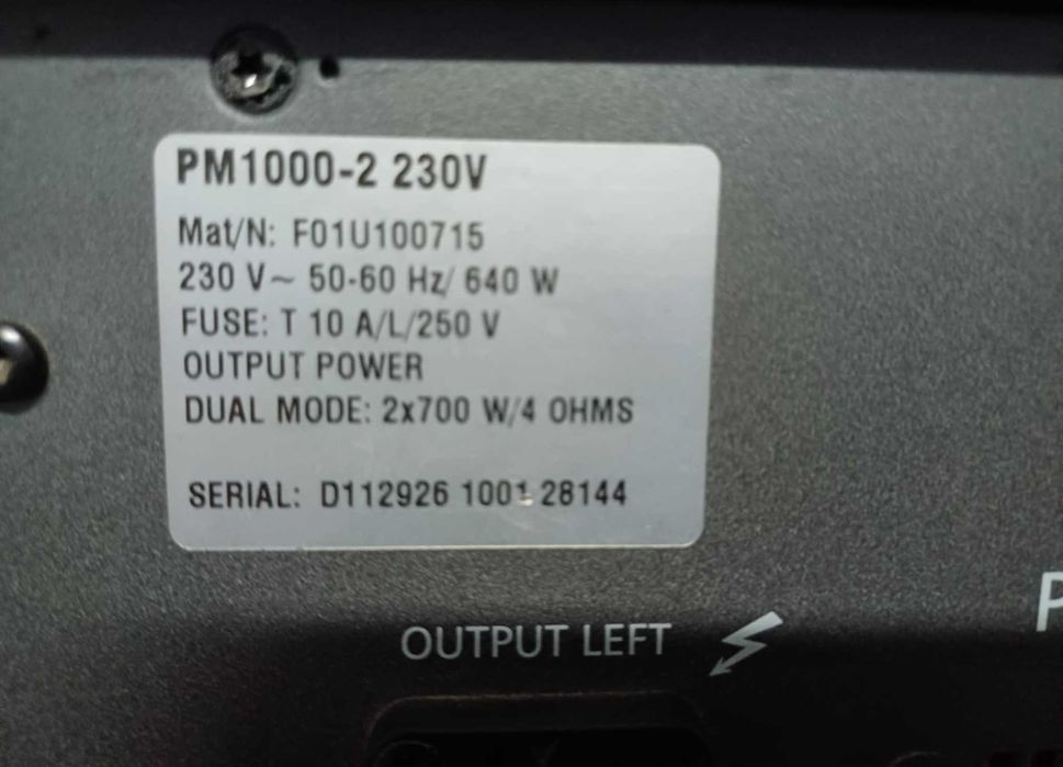 Dynacord Powermate 1000 II Dynacord D12 zestaw nagłośnienie Byczów • OLX.pl