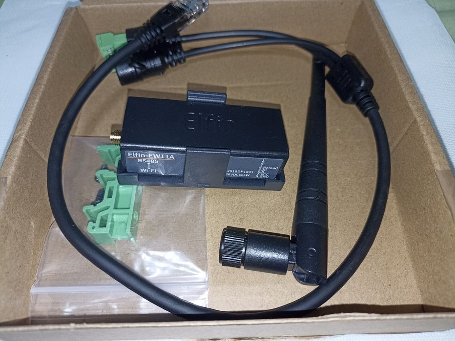 Elfin EW-11 (EW11A) RS485 Wi-Fi конвертер Modbus RTU в Modbus TCP: 1 ...