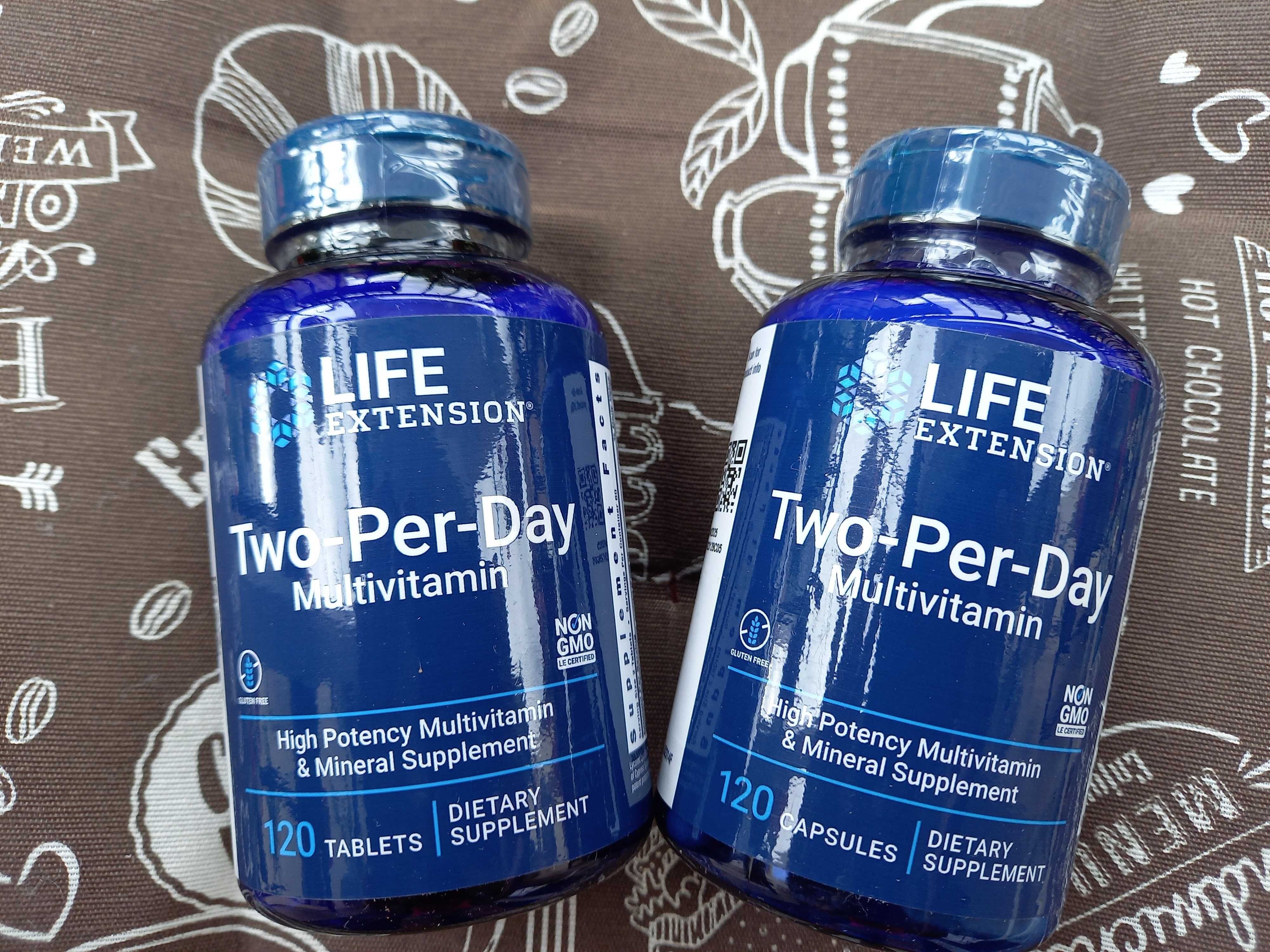 Мультивитамины для мужчин и женщин One Two per Day, Life Extension: 780 ...