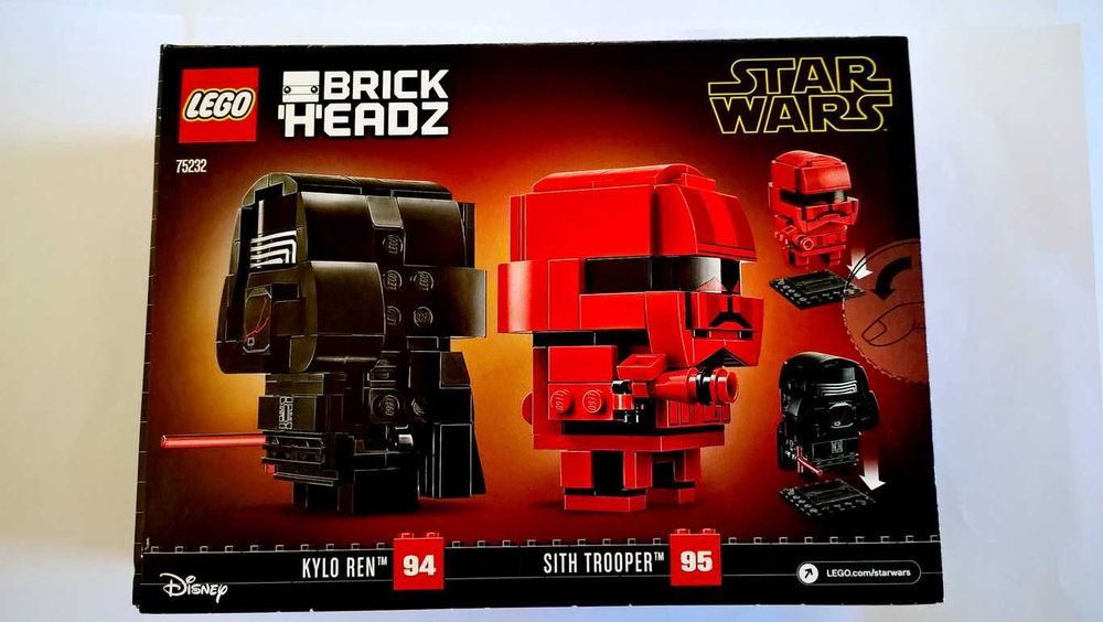 Lego Star Wars 75232 Kylo Ren & Sith Trooper BrickHeadz selado Benfica ...